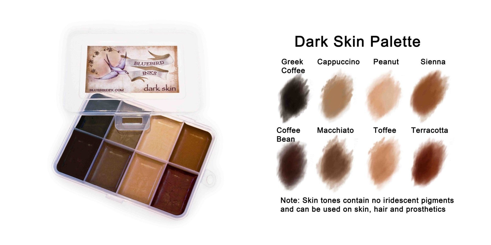AlliedFX (Bluebird) - Dark Skin Pallete – Kitchen Makeup